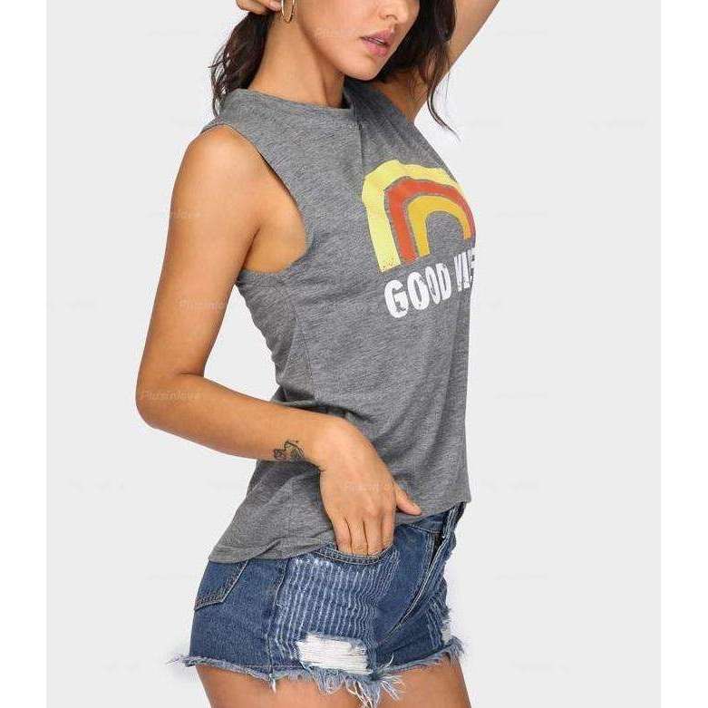 Good Vibes Hippie Tank Top | Mindful Bohemian Shop | Everything Bohemian