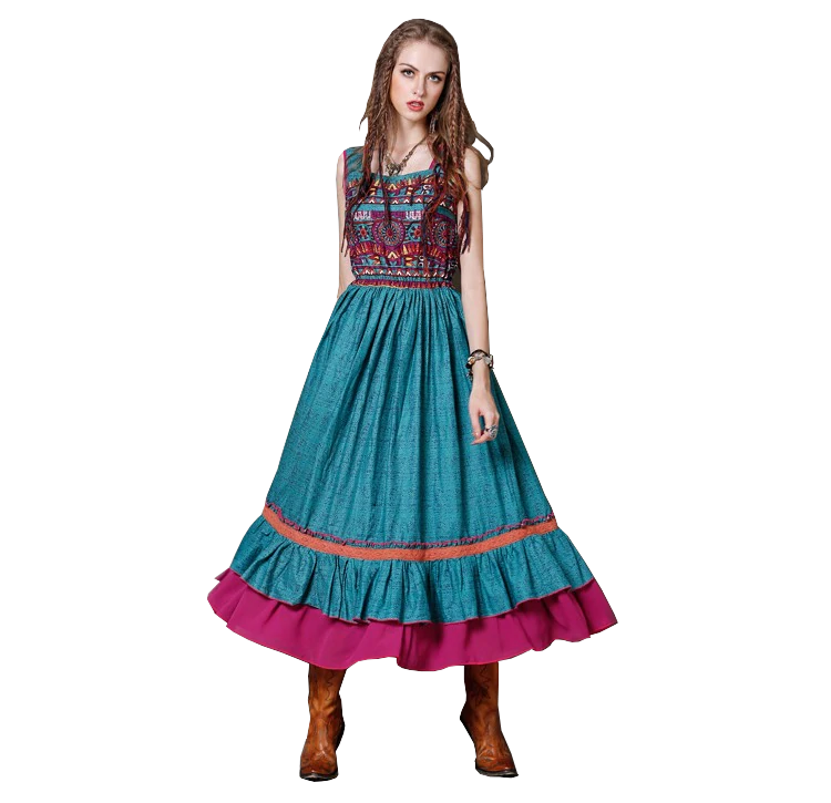 Vintage Hippie Dress free people boho chic | Everything Bohemian ...